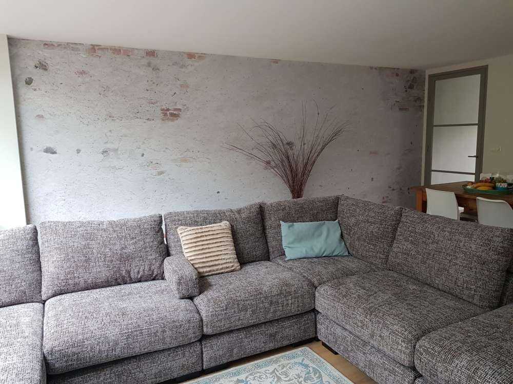 Oude muur met stuc - Fotobehang