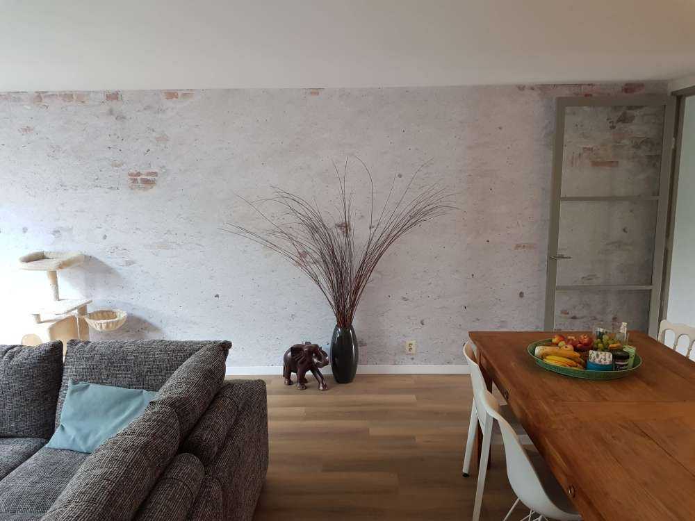 Oude muur met stuc - Fotobehang