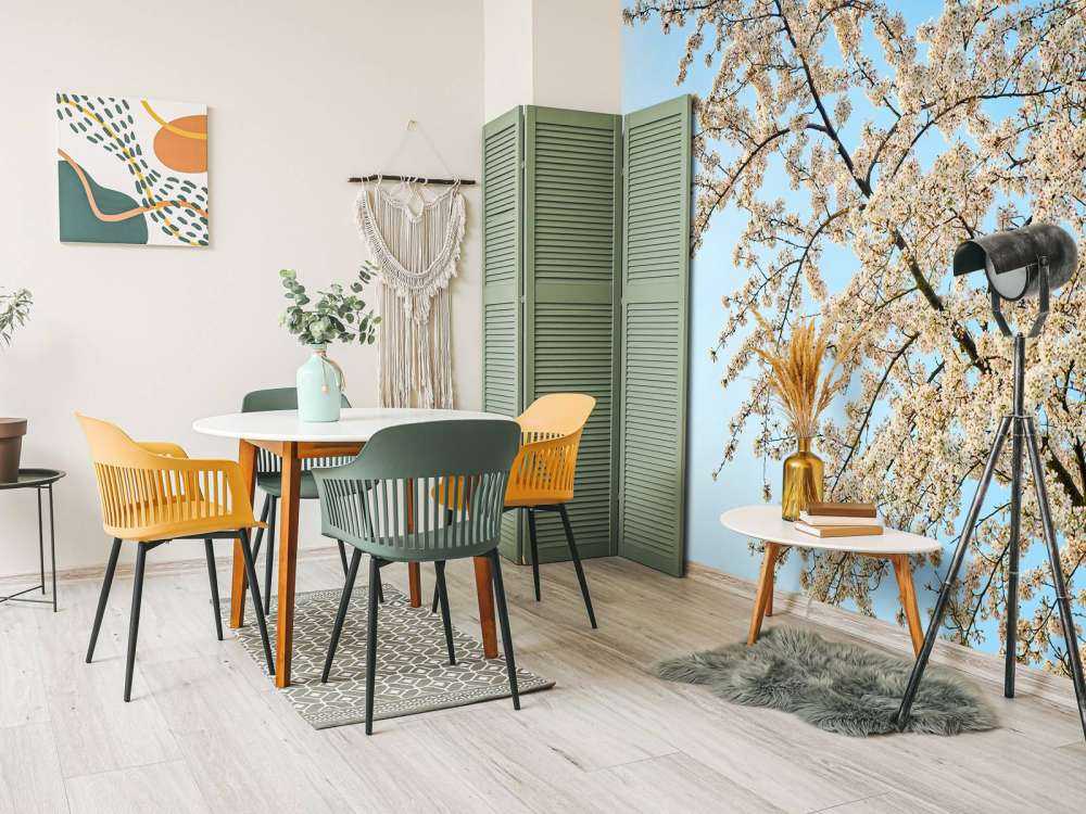 Bloesemtak - Fotobehang