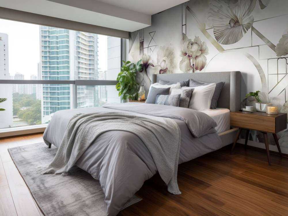 Fotobehang - Watercolor Geometry Sand - Fotobehang