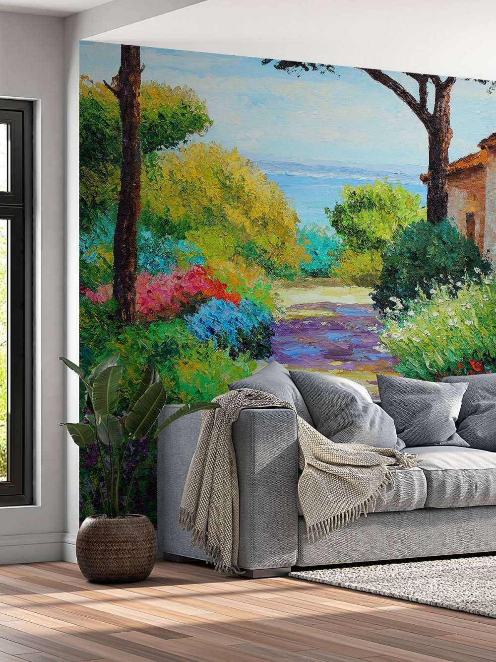 Fotobehang - Colorful pathway - Fotobehang