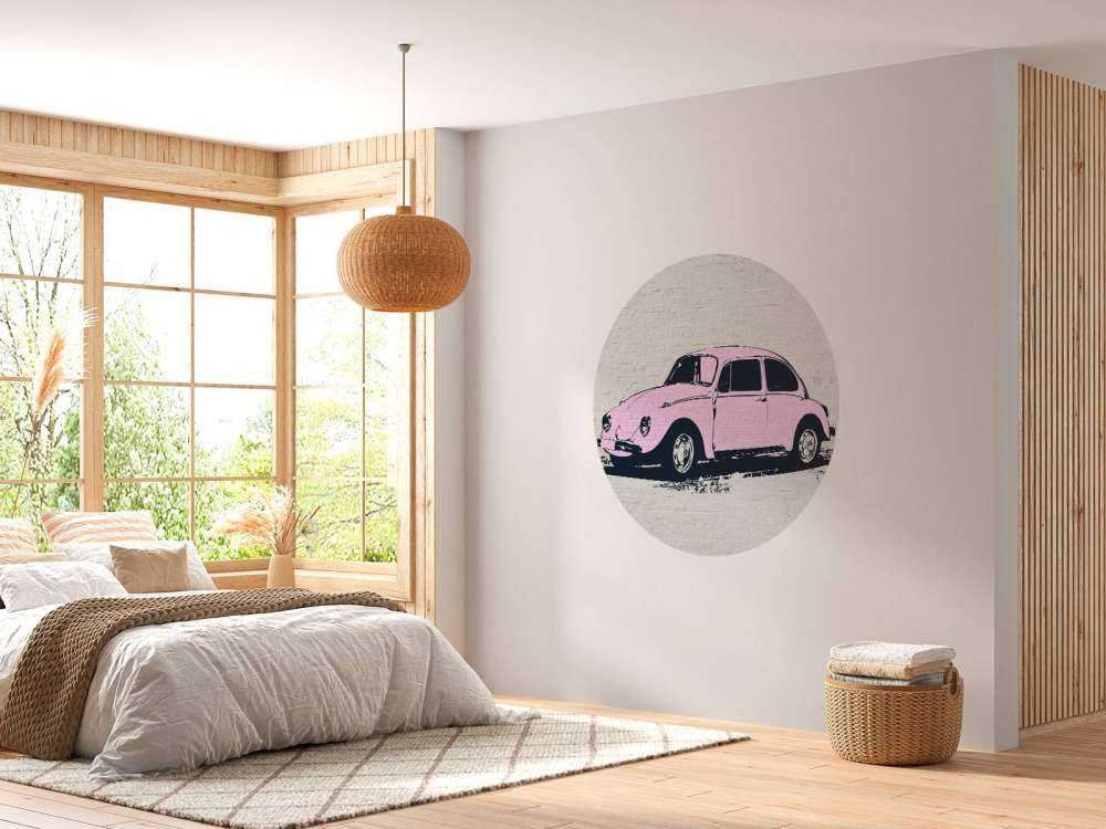 Graffiti Kever - Fotobehang