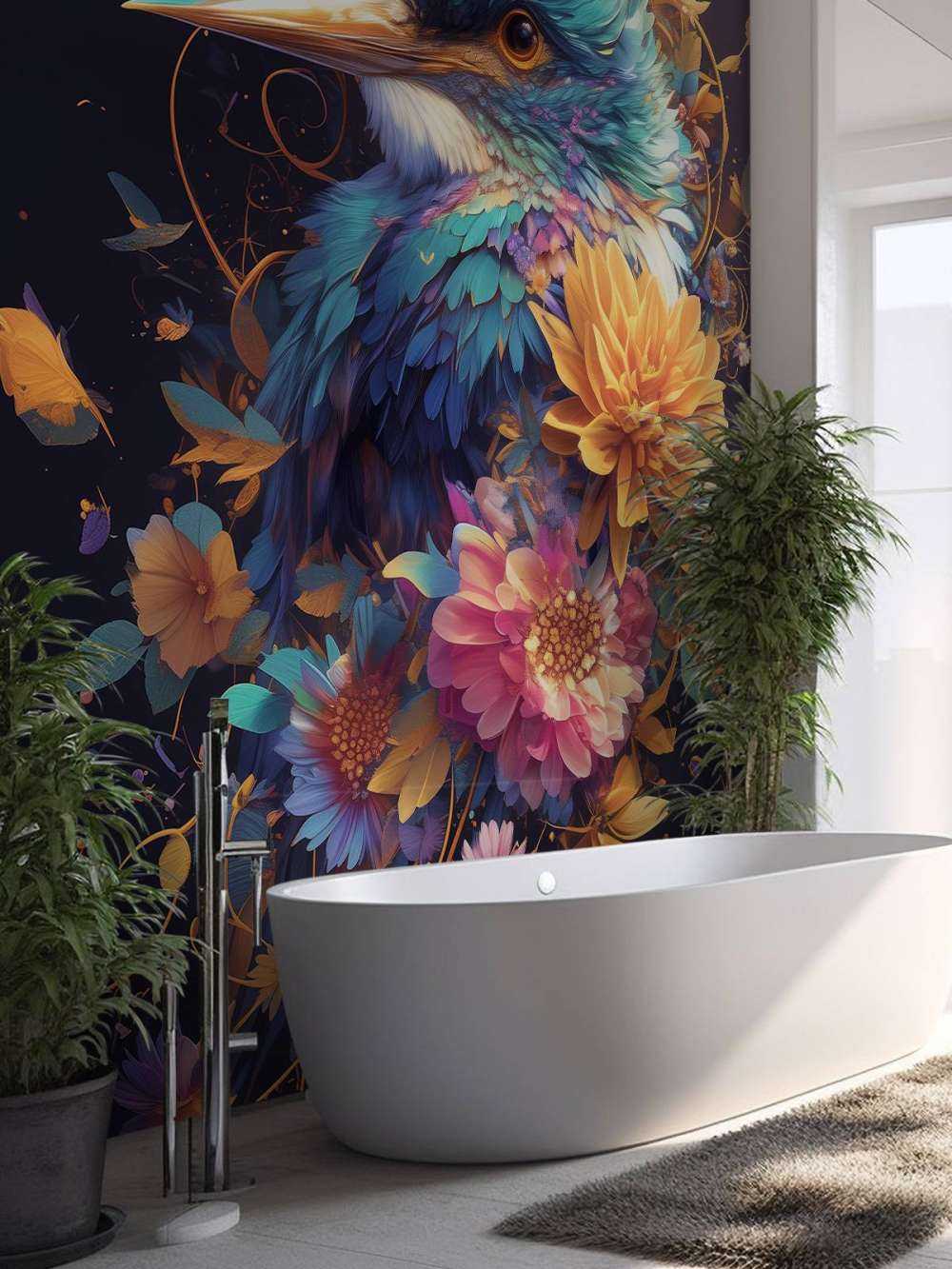 Fantasy Bird - Fotobehang