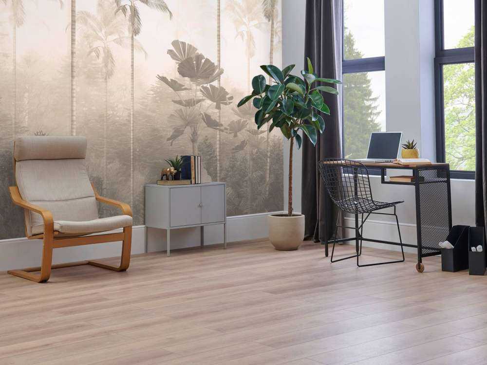 Sepia Tropische Verstilling - Fotobehang