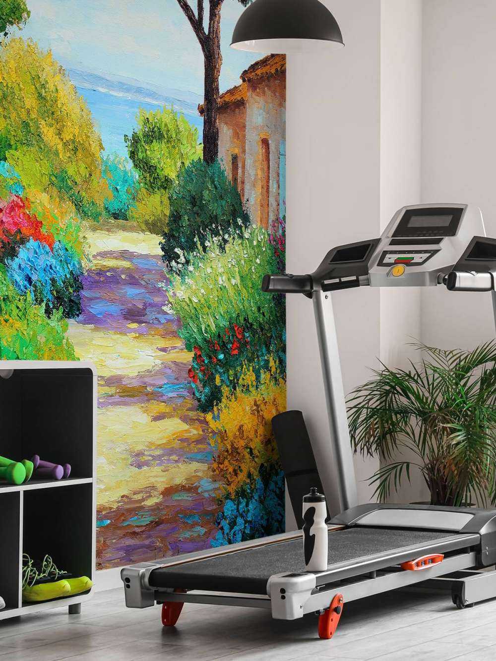 Fotobehang - Colorful pathway - Fotobehang