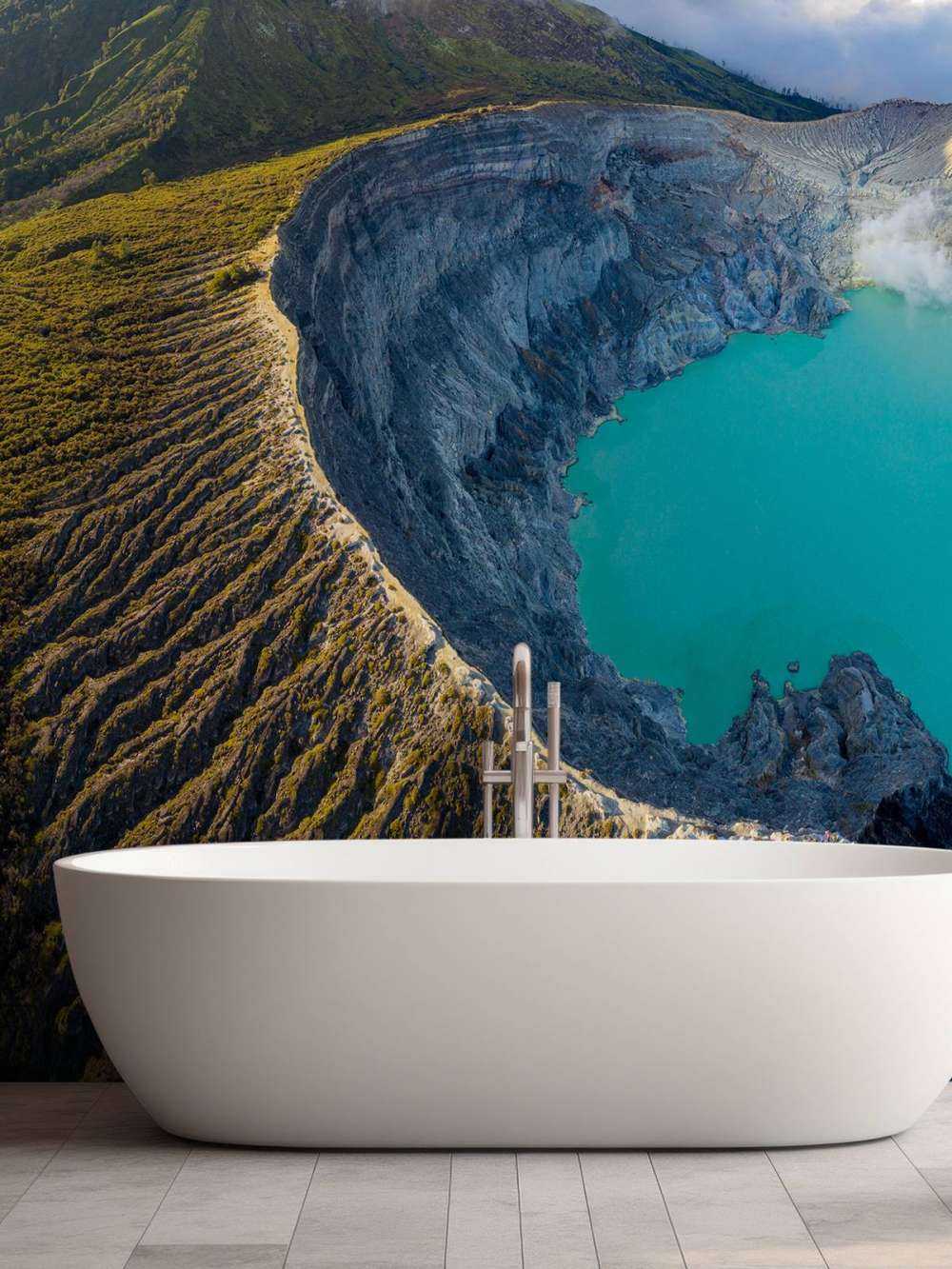 Ijen vulkaan - Fotobehang