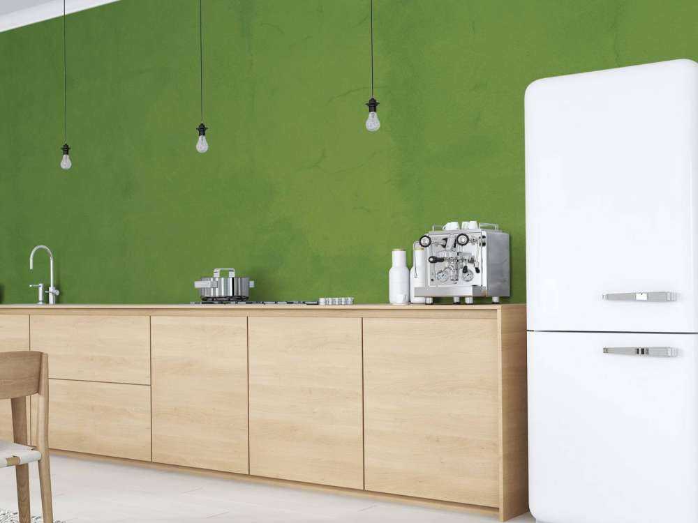 Avocado groen beton - Fotobehang