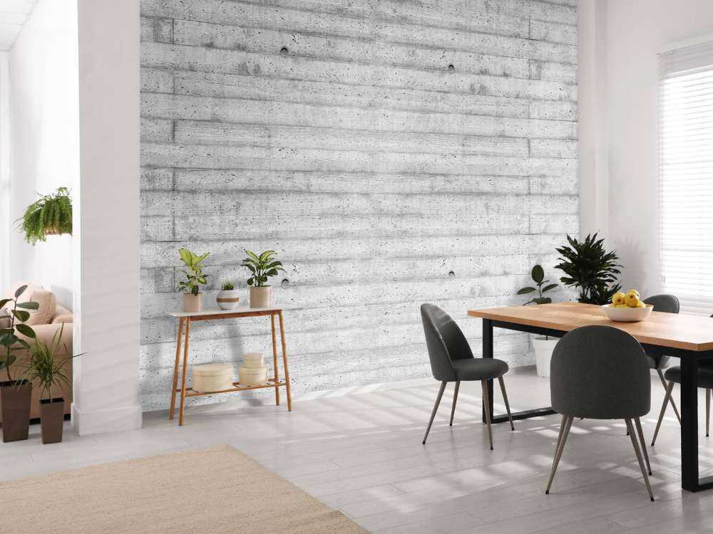 Betonnen platen structuur - Fotobehang