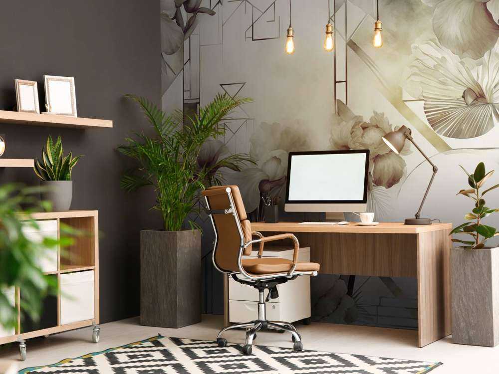 Fotobehang - Watercolor Geometry Sand - Fotobehang