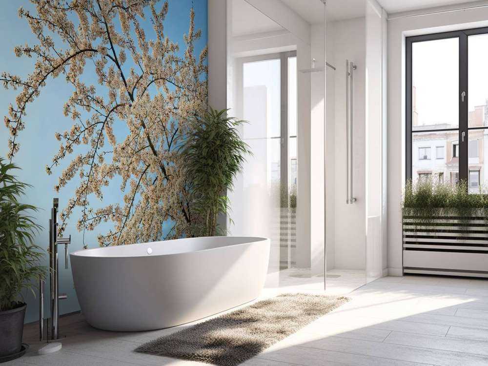 Bloesemtak - Fotobehang