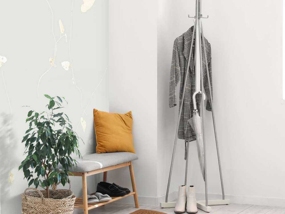 Haagwinde takken licht groen - Fotobehang