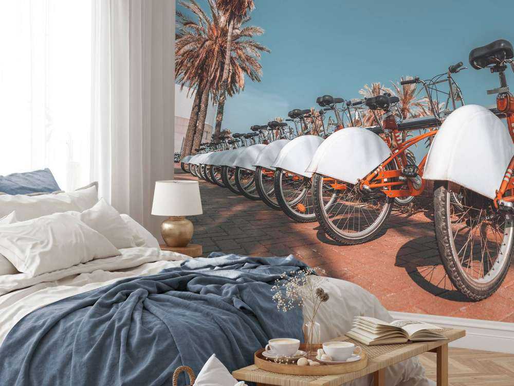 Huur fietsen - Fotobehang