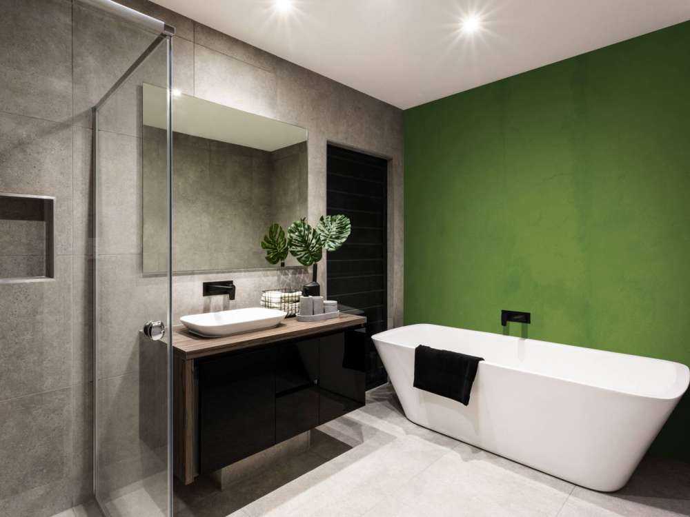 Avocado groen beton - Fotobehang