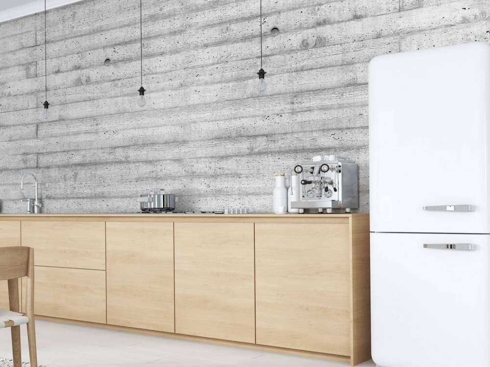 Betonnen platen structuur - Fotobehang