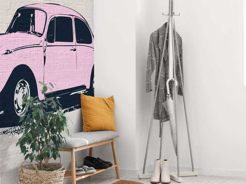 Graffiti Kever - Fotobehang