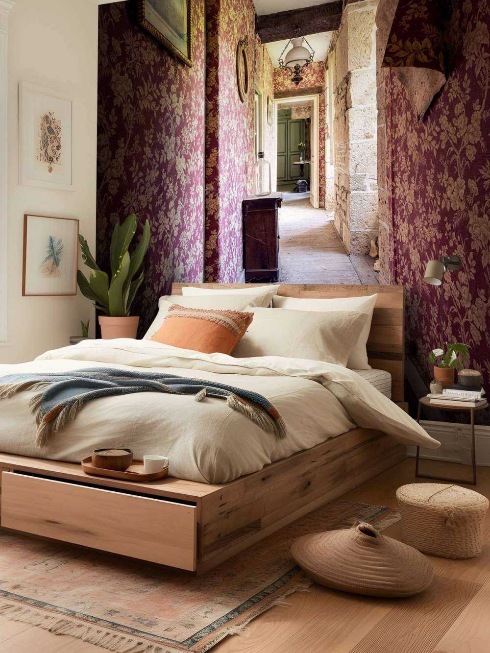 Floral Floor - Fotobehang