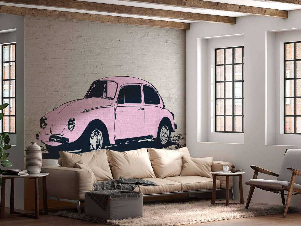 Graffiti Kever - Fotobehang