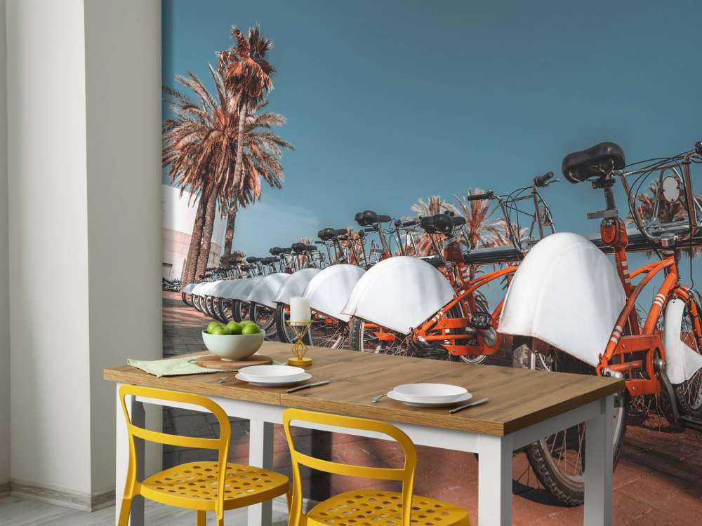 Huur fietsen - Fotobehang