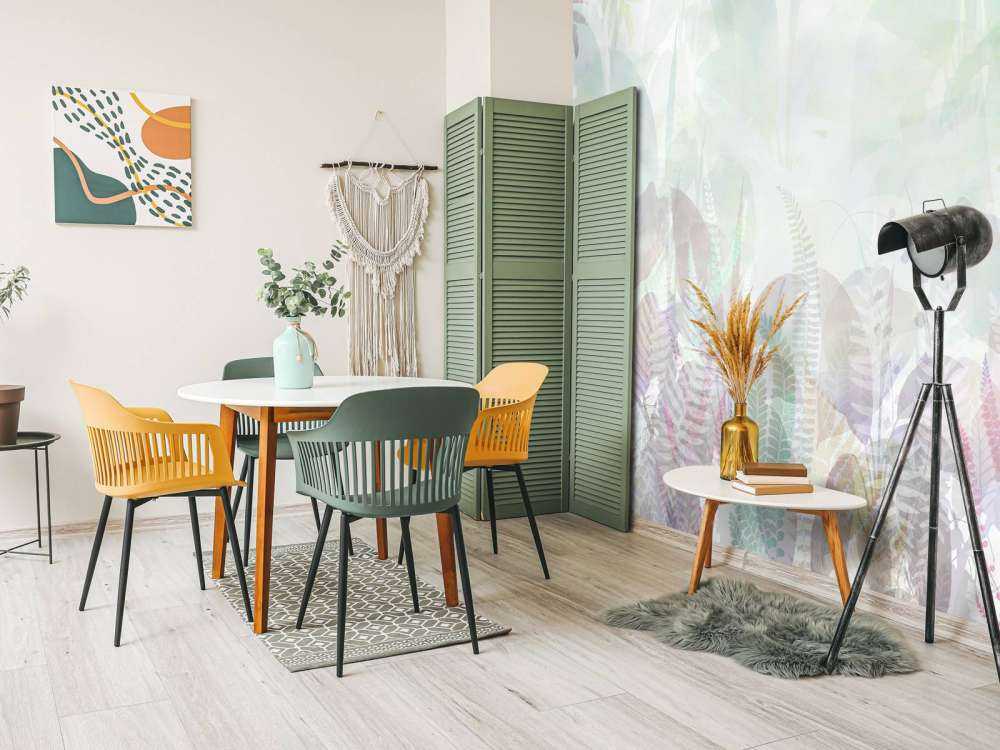 Fotobehang - Leaf Whisper Essence - Tropical Haze - Fotobehang