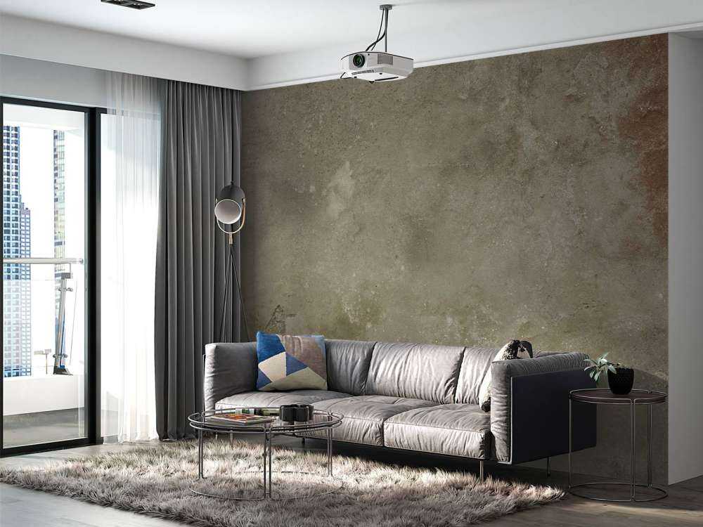 Oude muur met verweerde stuc - Fotobehang