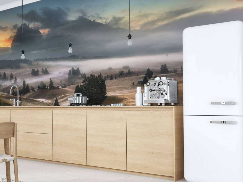 Hilly area - Fotobehang