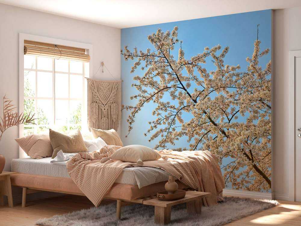 Bloesemtak - Fotobehang