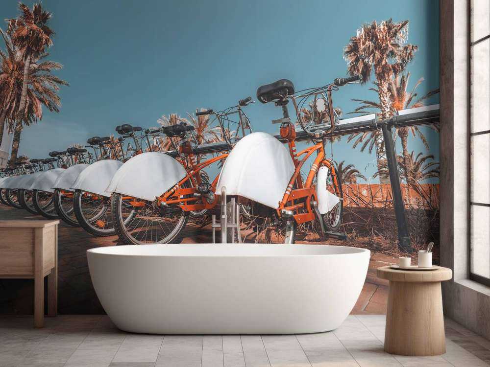 Huur fietsen - Fotobehang