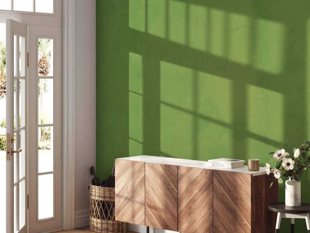 Avocado groen beton - Fotobehang