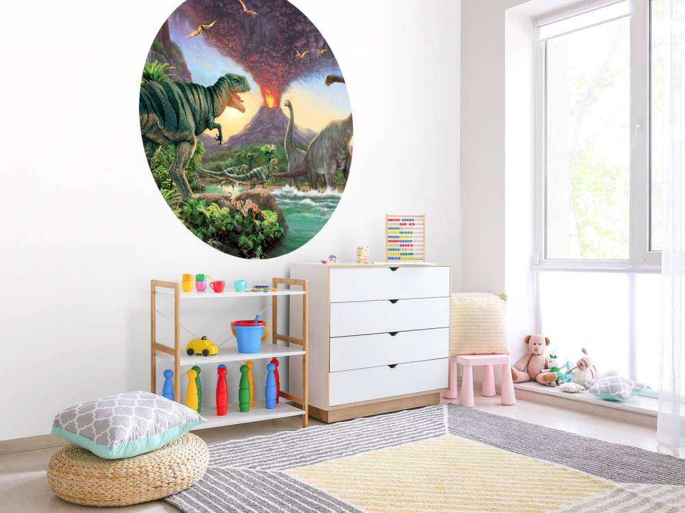 Fotobehang - Dino Attack - Fotobehang
