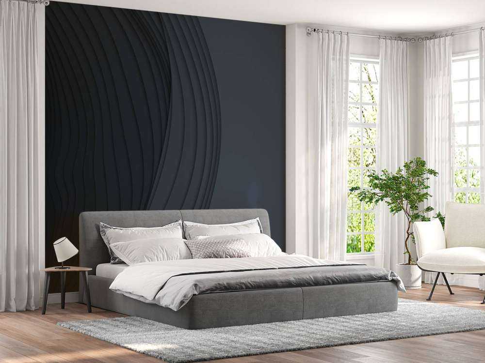 Abstract grijs - Fotobehang