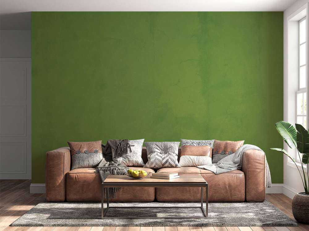 Avocado groen beton - Fotobehang