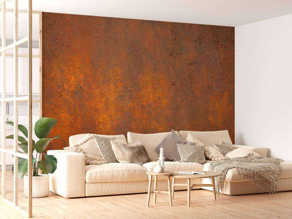 Roestig metaal fotobehang - Fotobehang.nl