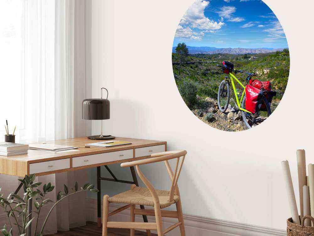 Fietsen in Valencia - Fotobehang