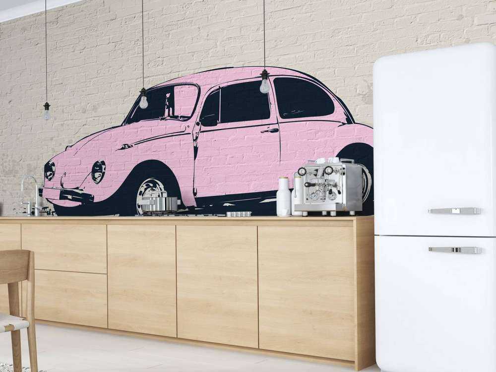 Graffiti Kever - Fotobehang