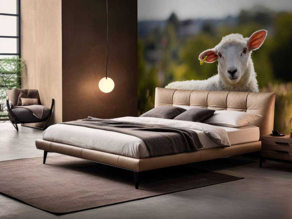 Jong schaap - Fotobehang