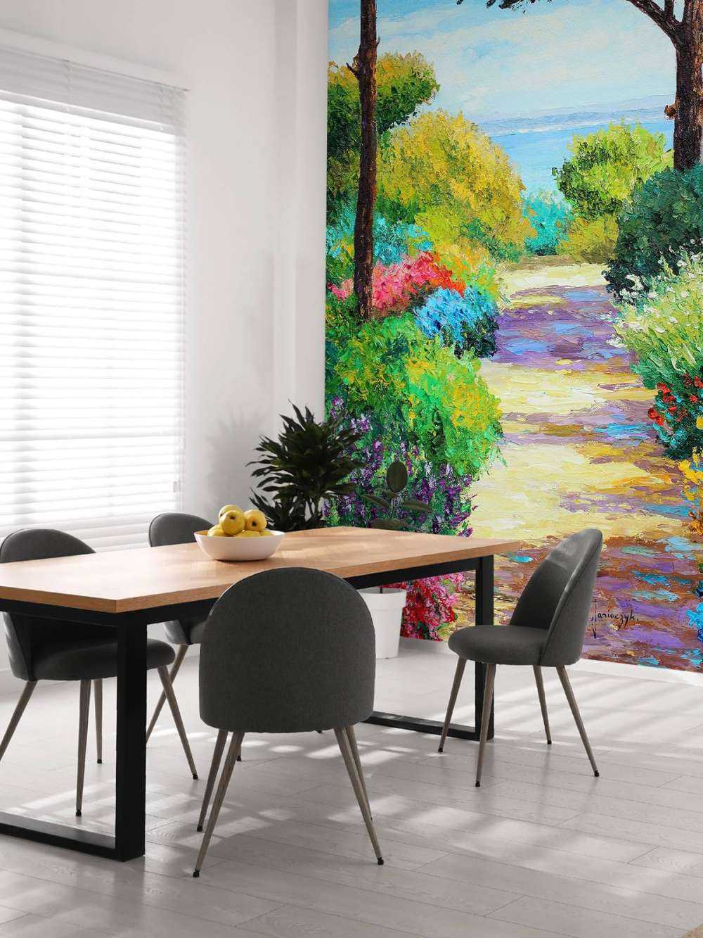 Fotobehang - Colorful pathway - Fotobehang