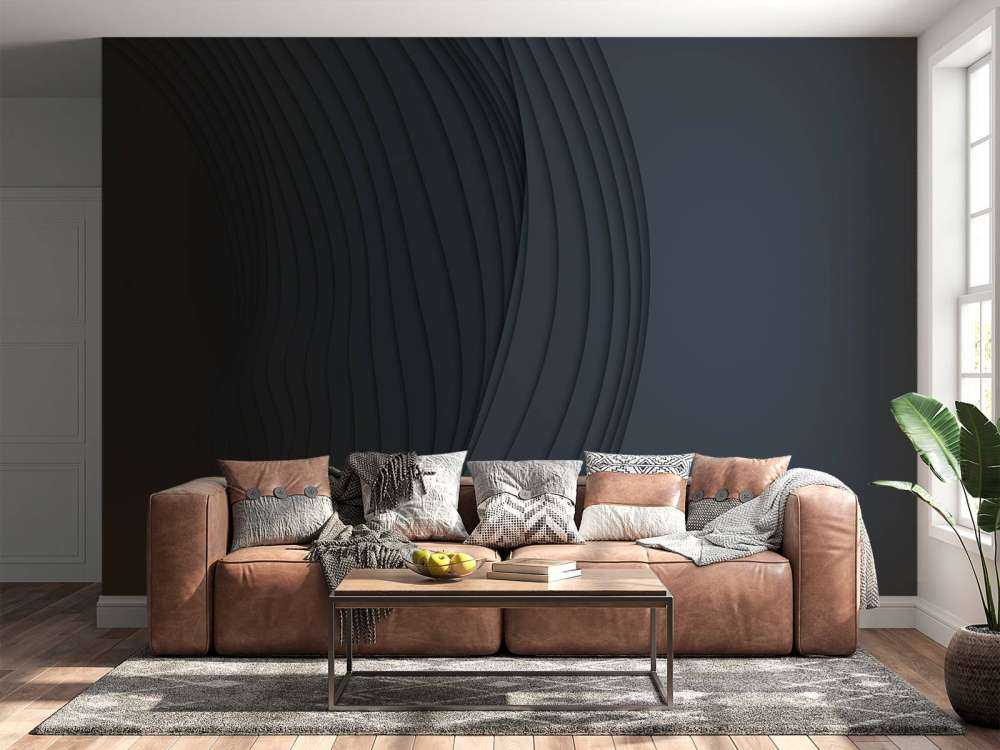 Abstract grijs - Fotobehang