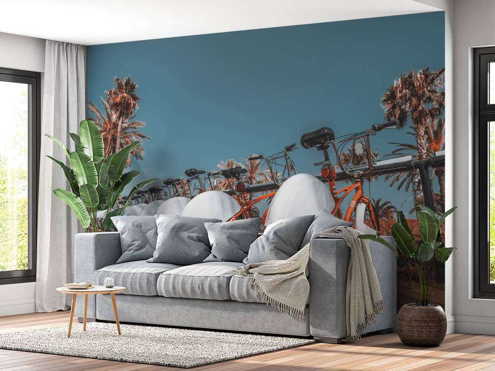 Huur fietsen - Fotobehang