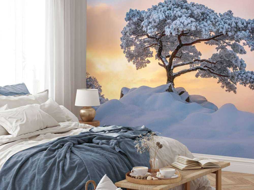 Cold loner - Fotobehang