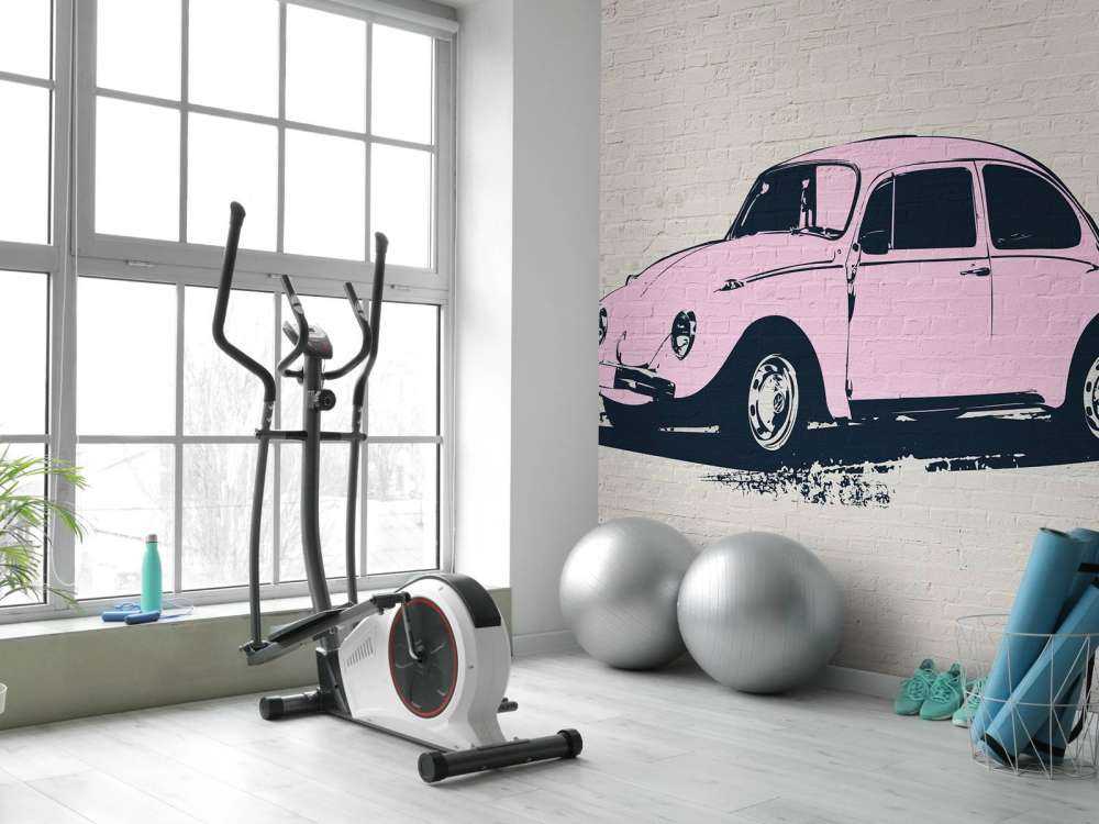 Graffiti Kever - Fotobehang