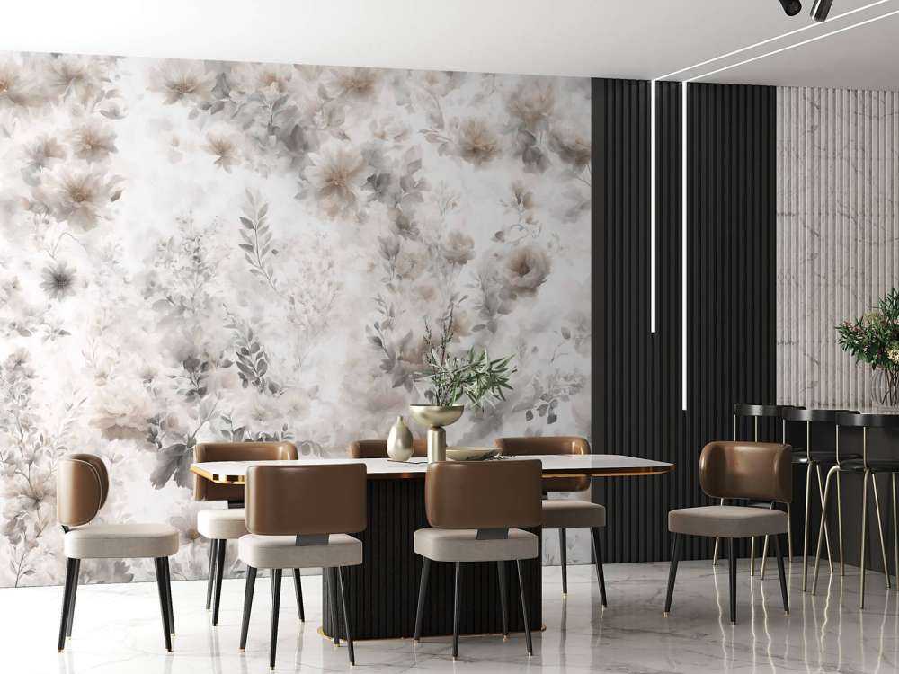 Fotobehang - Delicate Floral Mood 6 - Fotobehang