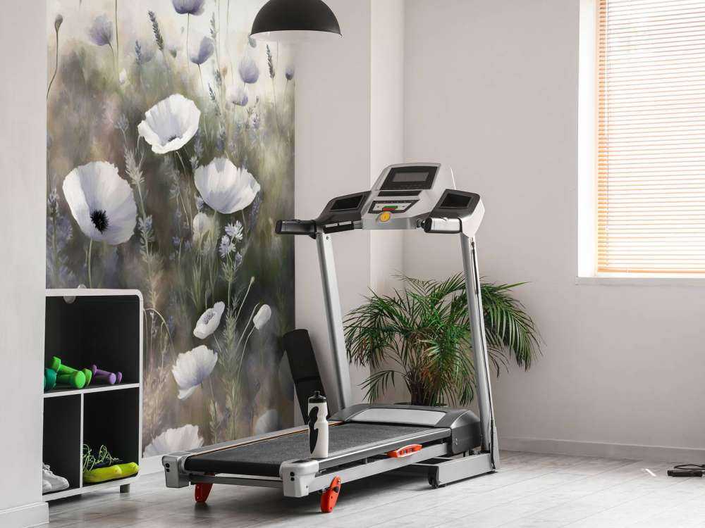 Fotobehang - Wildflower dance - blue - Fotobehang