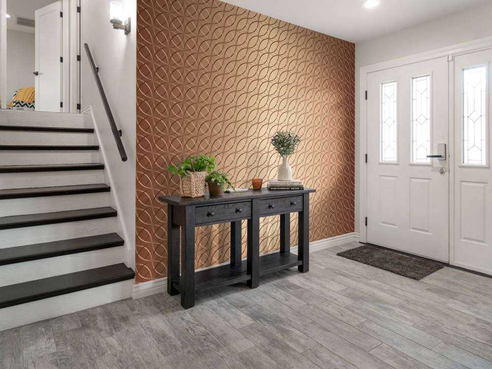 Glanzend brons - Fotobehang