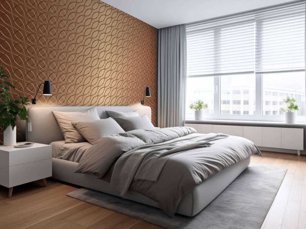 Glanzend brons - Fotobehang