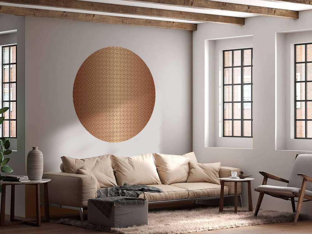 Glanzend brons - Fotobehang