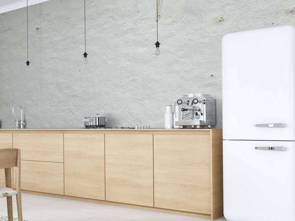 Muur met wit stucwerk - Fotobehang