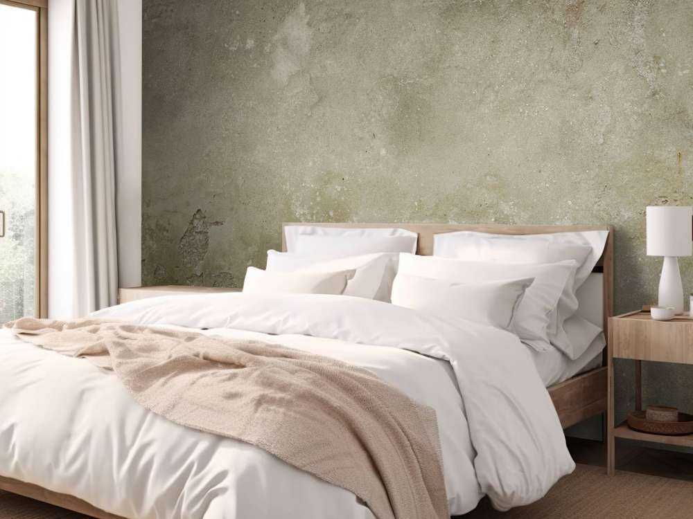 Oude muur met verweerde stuc - Fotobehang