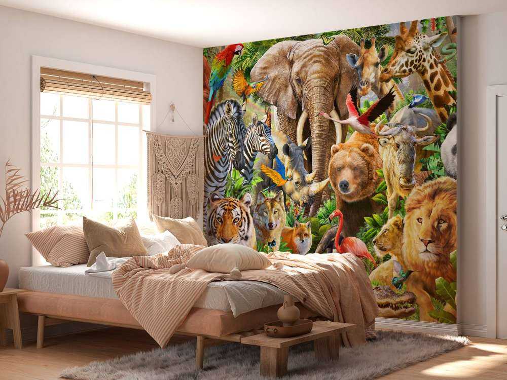 Fotobehang - Animal Mix - Fotobehang