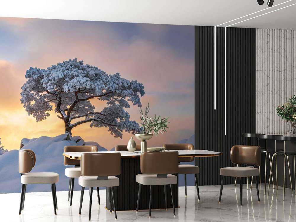 Cold loner - Fotobehang